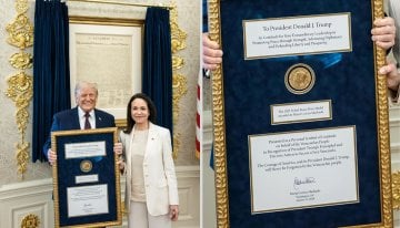 Trump accepts Nobel Peace medal from Machado: What it means for ...