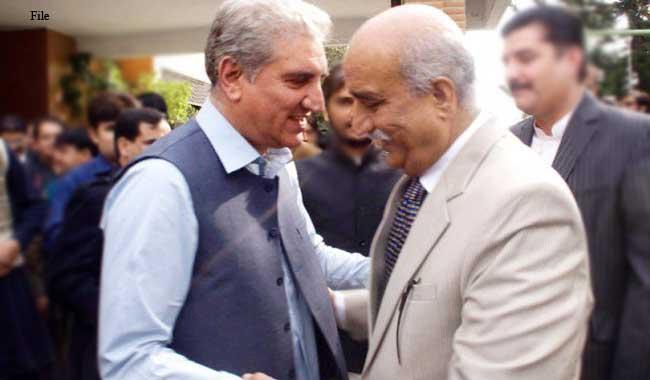 Shah Mahmood, Khursheed agree to bring resolution against Altaf