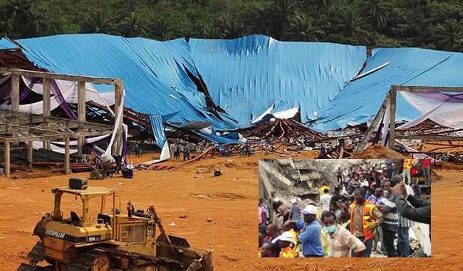 Nigeria church roof collapse leaves over 100 dead