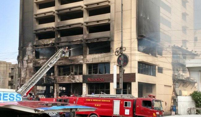 Three floors gutted as fire erupts in Clifton building