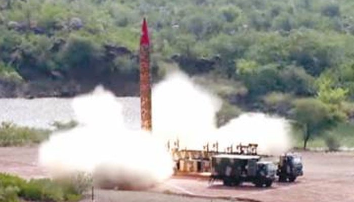 Pakistan conducts launch of Ghauri missile system
