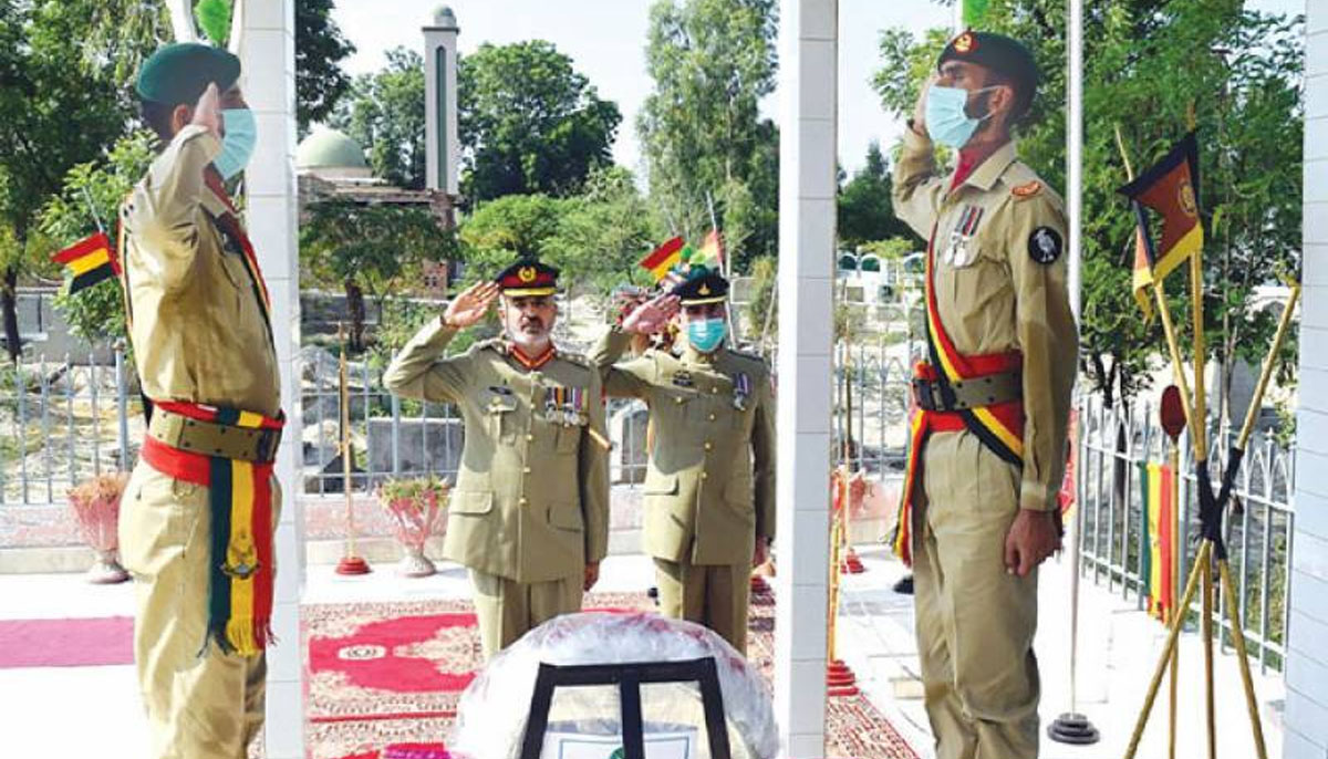 Defence Day ceremony at mausoleum of Major Tufail Shaheed held