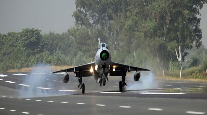 PAF jets land on Motorway as part of exercise
