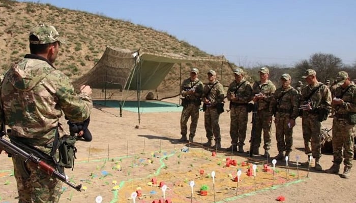 Pak Army Team Spirit Competition commences near Kharian