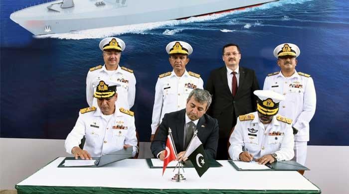 Manufacturing of new Pak Navy ship begins in Karachi