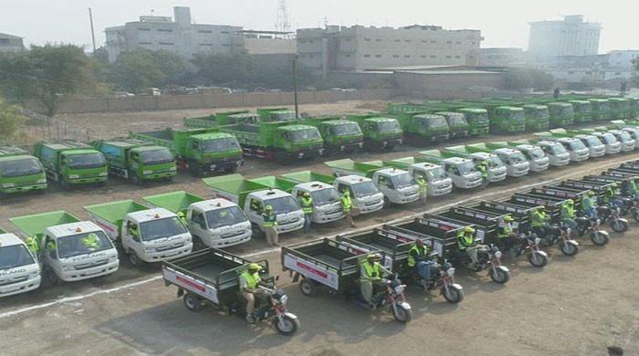 Door-to-door garbage collection commences in District Korangi