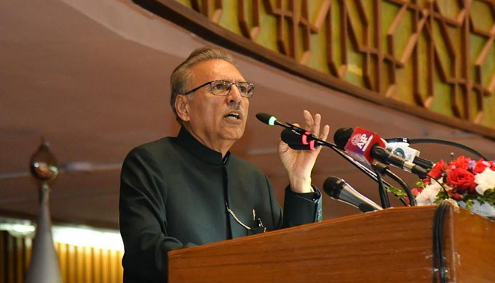 President Alvi calls for dialogue to end political polarisation