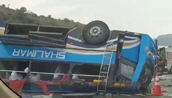 Women, children among 12 killed in motorway accident