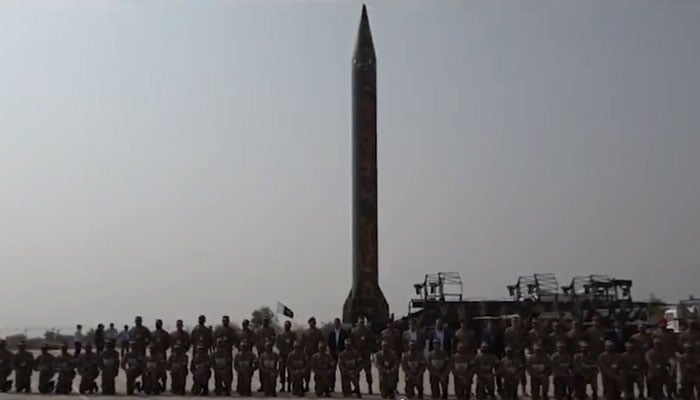 Pakistan conducts training launch of Ghauri weapon system