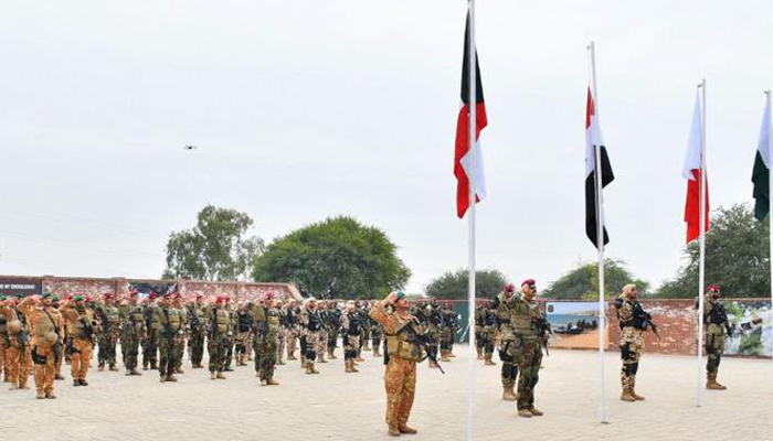 Joint military drills among Pak, Bahrain, Iraq, Kuwait forces held