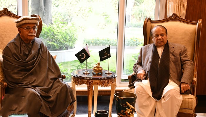 Nawaz meets Mehmood Khan Achakzai