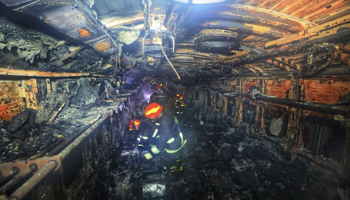 BD opposition members arrested over train fire