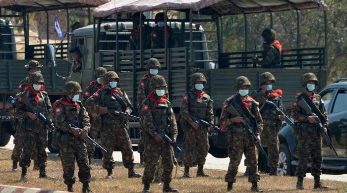 Myanmar military officers held by junta after surrendering town to ...