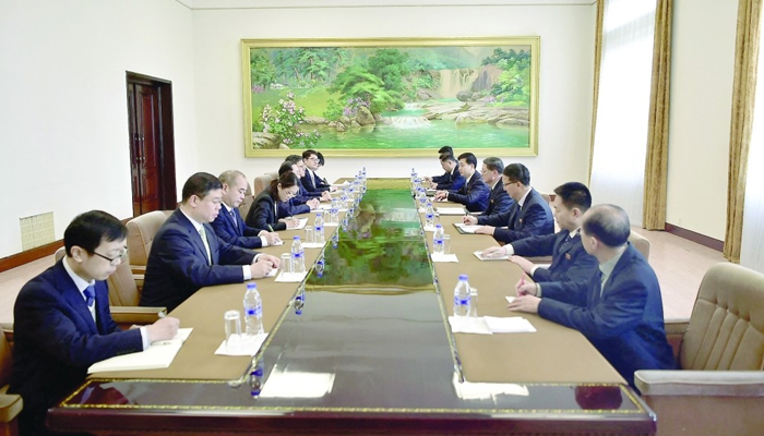 North Korea, China agree to defend interests
