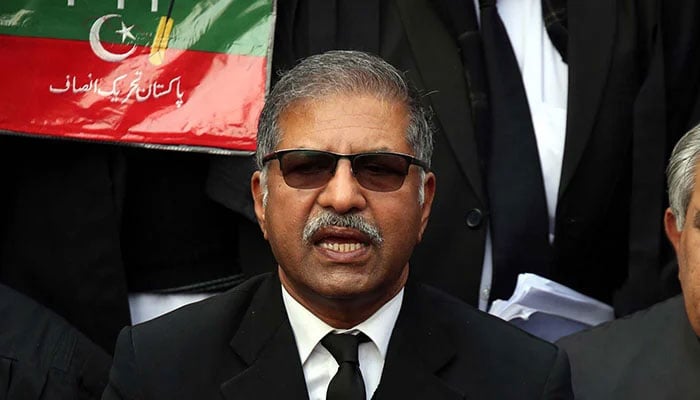 Barrister Zafar withdraws name for PTI chief post Barrister Zafar withdraws name for PTI chief post