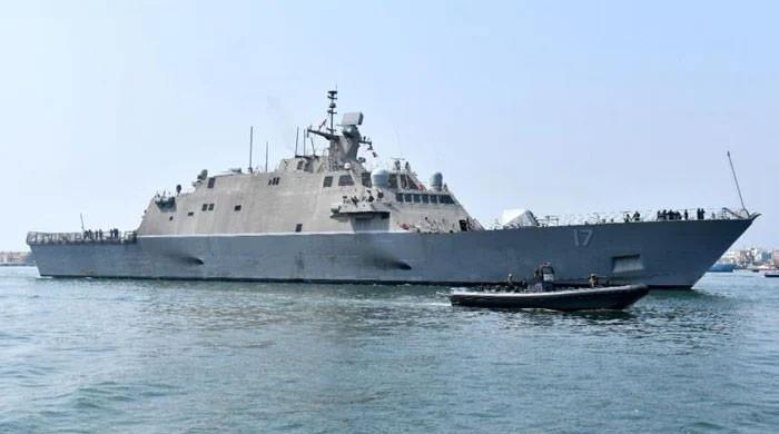 US Navy ship arrives for exercise with Pak Navy