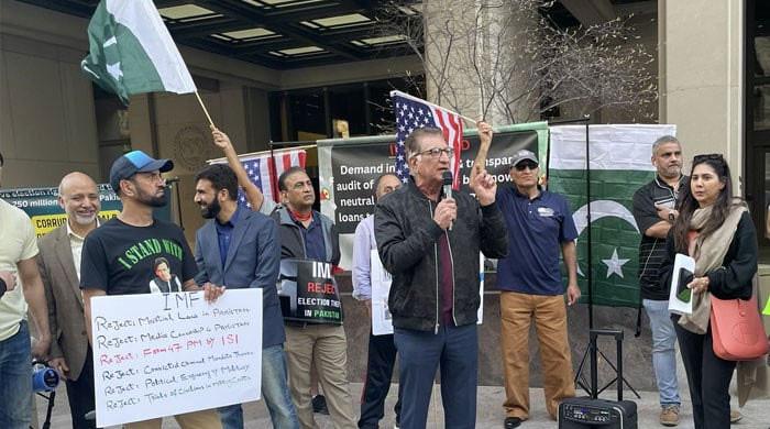 Imran defends PTI protest outside IMF HQ