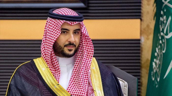 Saudi defence minister arrives