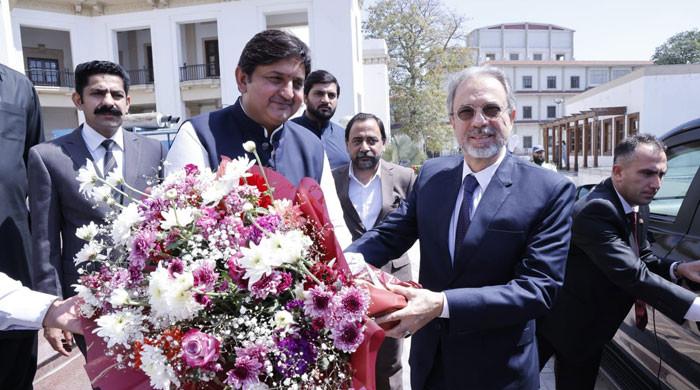 Turkish delegation calls on PA speaker