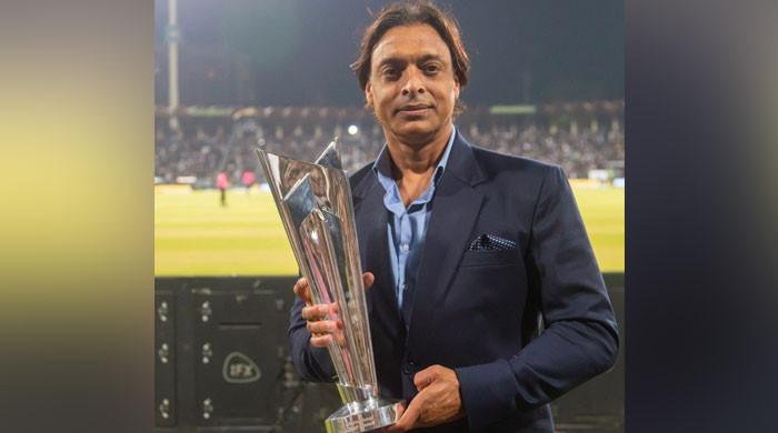 T20 WC trophy displayed in Lahore