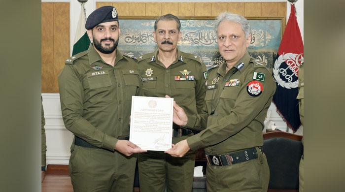 SP Komail gets letter of appreciation