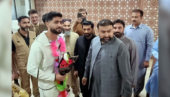Shahzaib Rind warmly welcomed in Quetta
