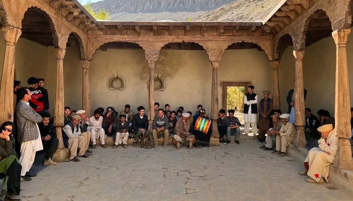 Conserved courtyard opens to public in Gilgit-Baltistan