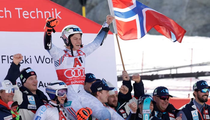 Steen Olsen wins World Cup opener as Hirscher wows on comeback