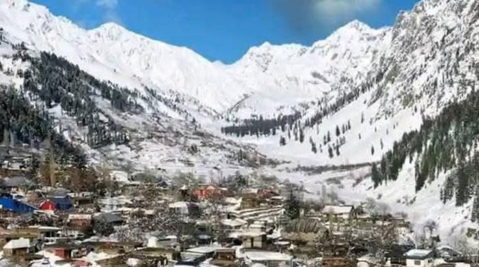 Hilly areas in KP receive snowfall