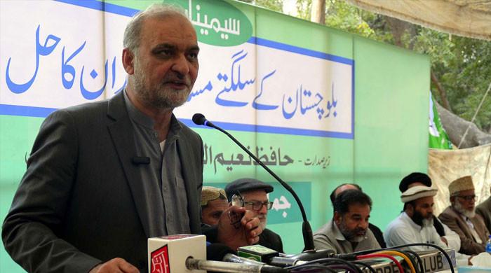 JI chief urges talks with ‘genuine’ leaders of Balochistan