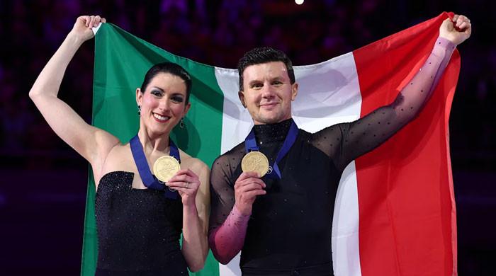 Italian ice dancers claim third straight European title
