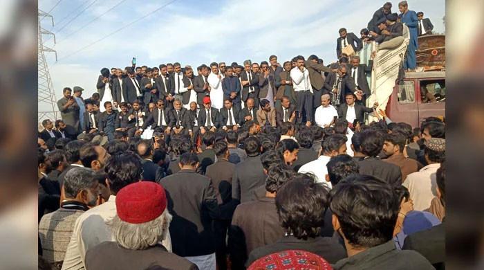 Strike observed at city courts for removal of Hyderabad SSP