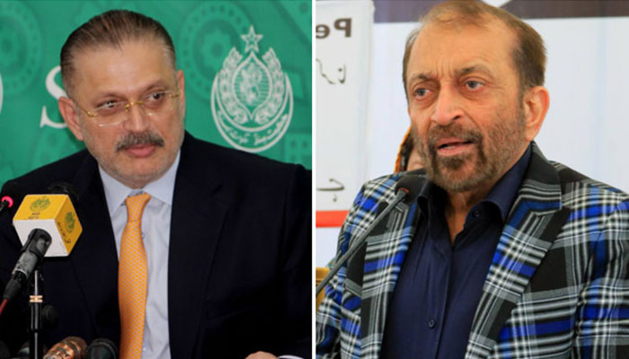 Sharjeel accuses MQM of destroying municipal bodies as Sattar wants dues of pensioners cleared