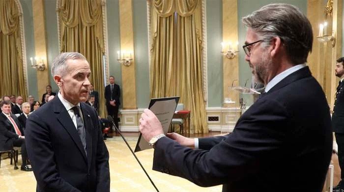 Mark Carney sworn in as Canada PM