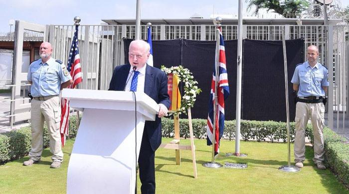German consul general calls for no war as 80th anniversary of end of ...