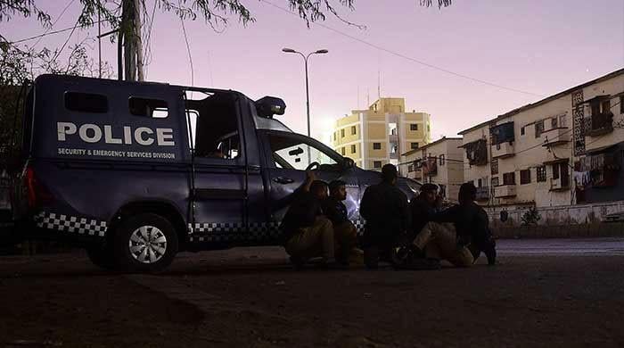 Police post attacked