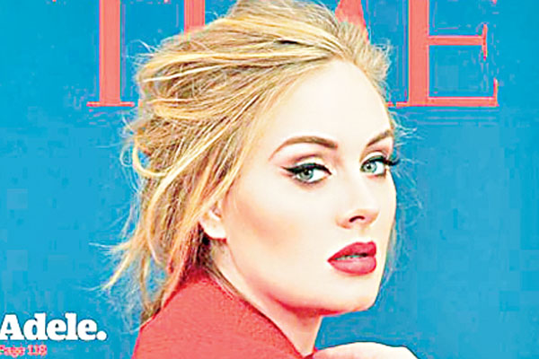 Adele makes it to the cover of Time
