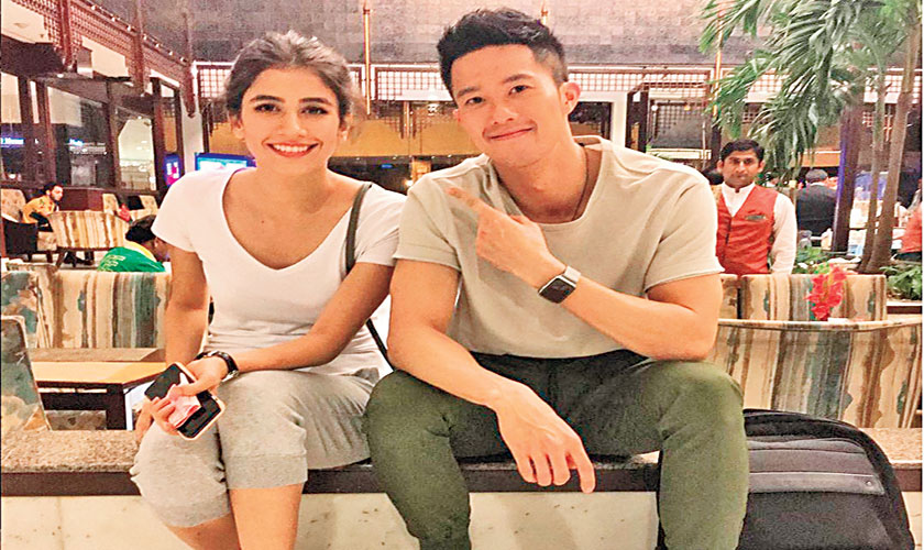 Kent S. Leung in Karachi to promote Chalay Thay Saath