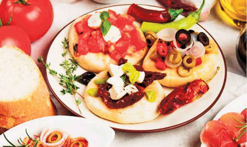 Canapes from the Mediterranean