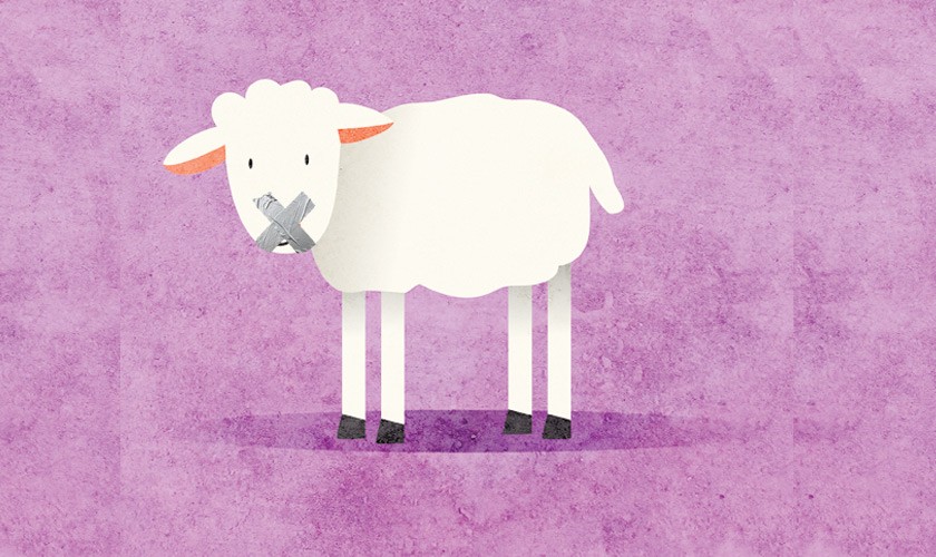 Like sheep to the slaughter