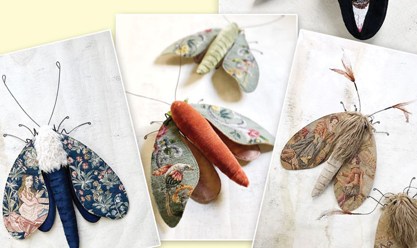 Breathtaking vintage fabric creatures
