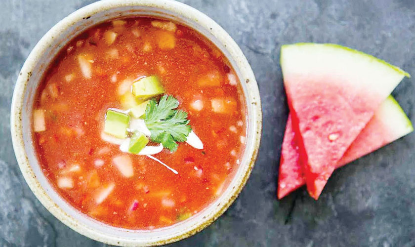 Beat the heat with cold soups!