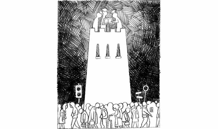 Residence in ivory towers