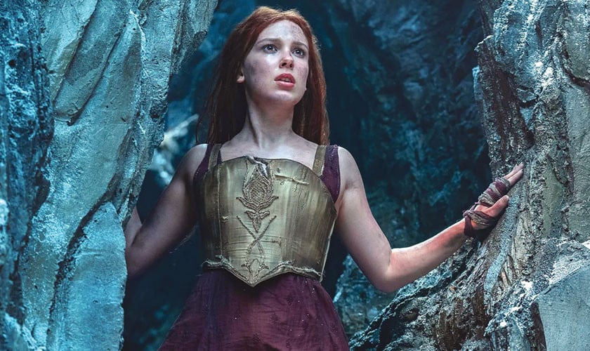 Strong female character in distress Damsel