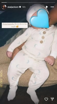 Skai Jackson reflects on motherhood after newborn baby son Kasai