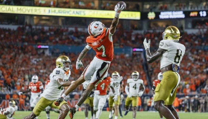 Miami FL 27-24 Notre Dame: Hurricanes edge Irish in thrilling finish