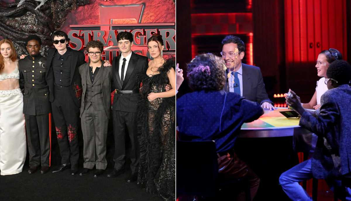 'Stranger Things' cast comes full circle with Jimmy Fallon for series ...